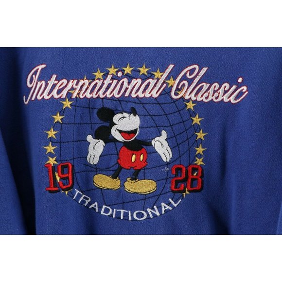 Disney | Sweaters | Vintage 9s Disney Mens Faded International Mickey ...
